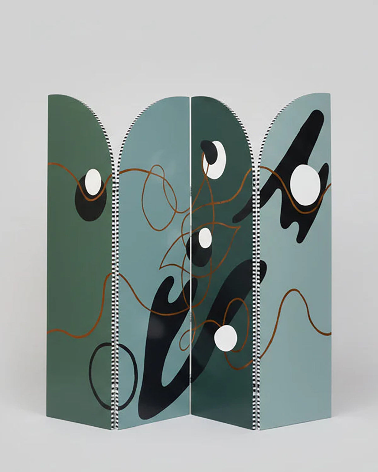 Stripe Side Screen — Decorative Folding Room Divider | House of Quentin ...
